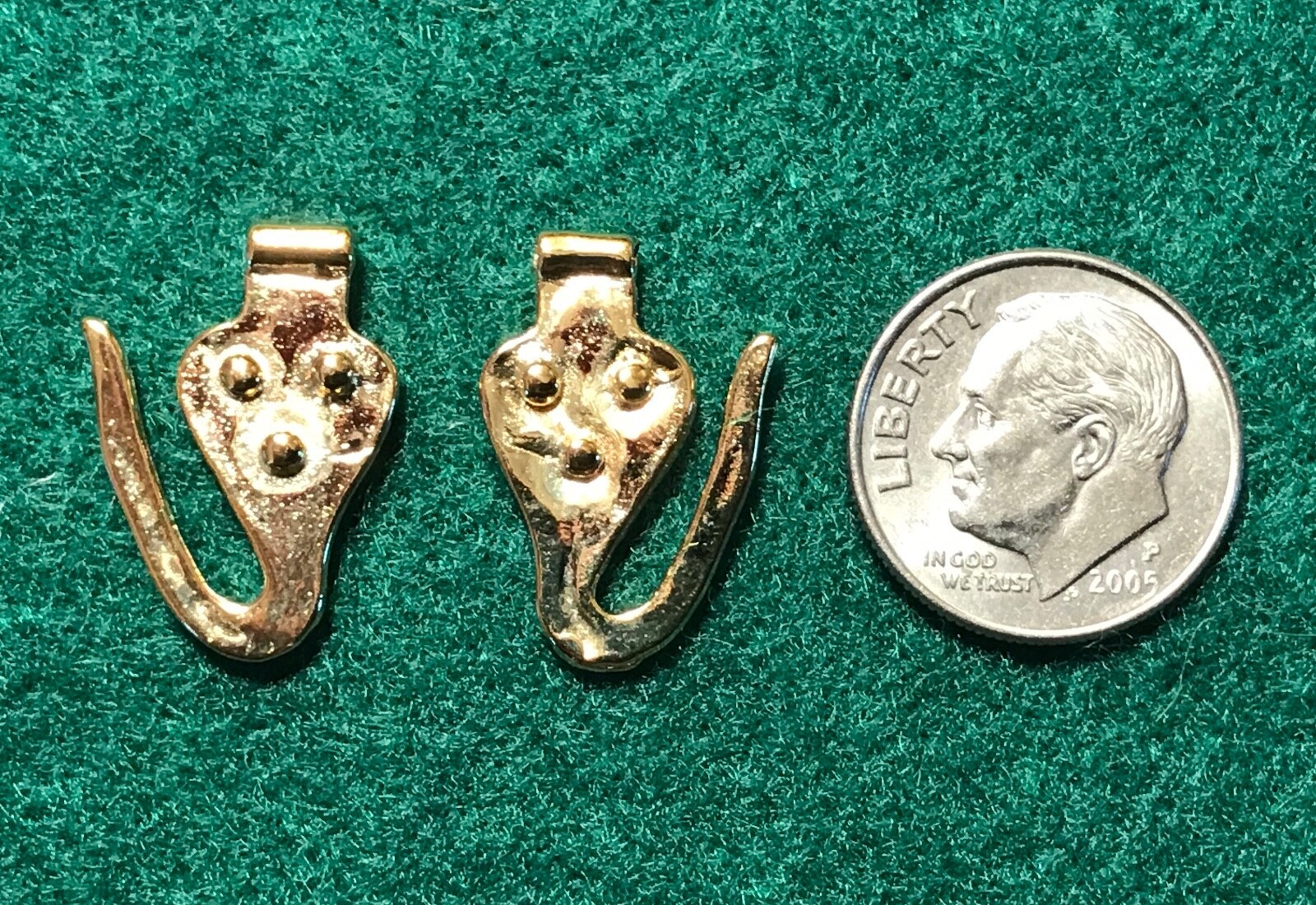 SULSER SADDLERY Traditional 1:9 Scale HARNESS HAMES SHOW HOOKS Gold ...