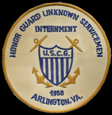 USCG Coast Guard Honor Guard Unknown Servicemen Internment Arlington ...