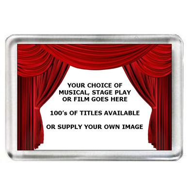 10 x Fridge Magnets Musical, Stage Play or Film. 100's of titles to ...