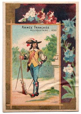 Chicorée Casiez Bourgeois Advertising Chrome. French Army. Musketeer ...