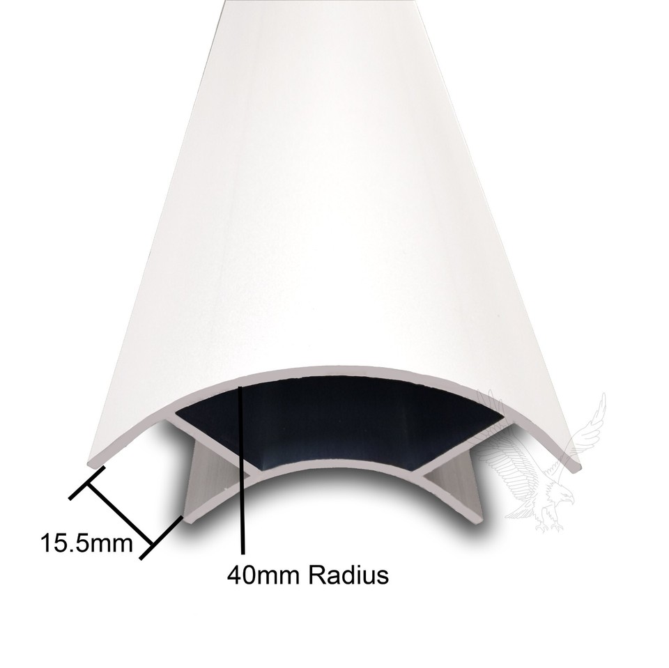 ALUMINIUM CORNER PROFILE FOR 15MM PLY - 80cm - 2.4m LENGTHS- CAMPERVAN ...