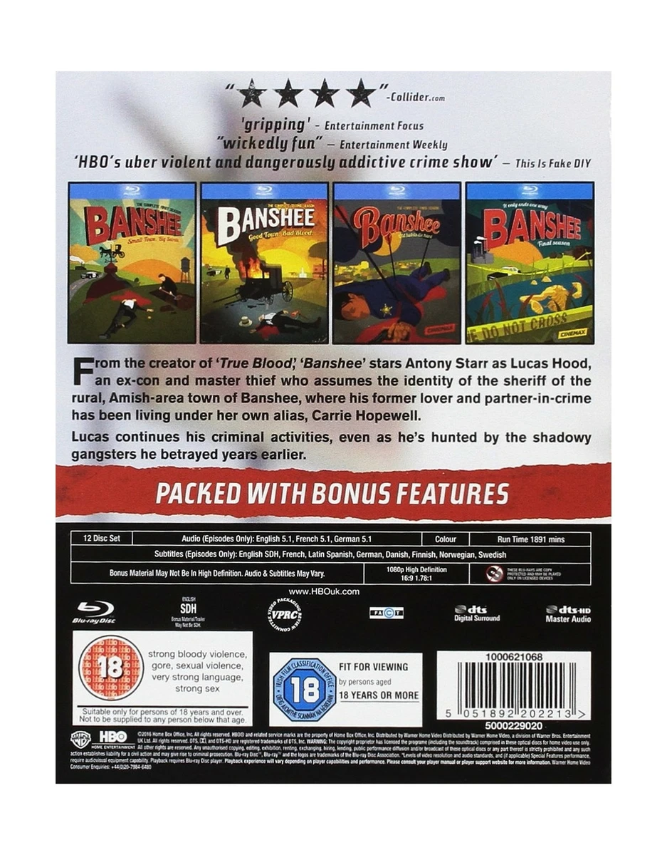 Banshee Tv Series Dvd Cover