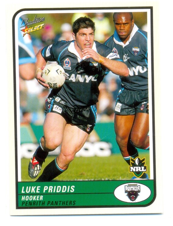 2005 Select NRL Tradition Common Card 86 Luke Priddis - Penrith ...