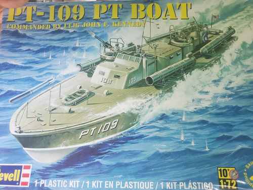 2009 discontinued Revell 85-0310 1/72 PT-109 P.T. Boat model kit new in ...