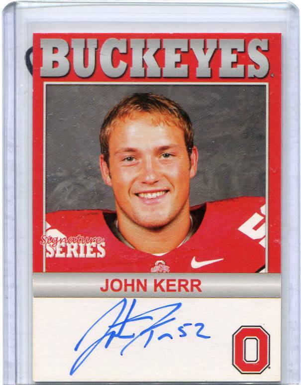 2007 TK Legacy - JOHN KERR - Autograph Rookie - OHIO STATE BUCKEYES | eBay