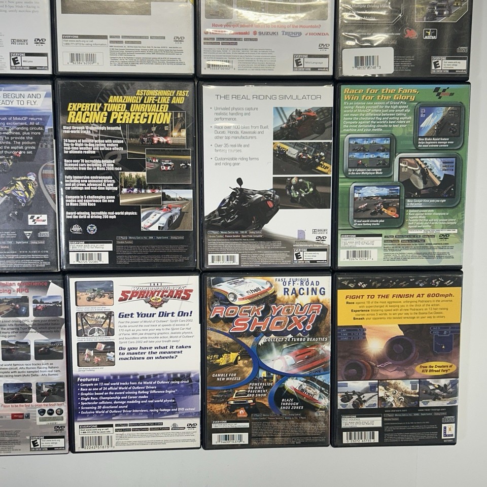 Lot 15 PS2 Racing Games Game PlayStation 2 Gran Turismo Rally Driving ...