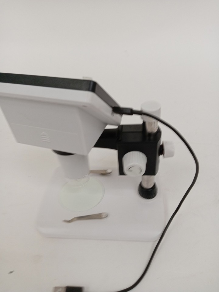 LCD Digital Microscope USB Scientific Equipment White/Black 20cm | eBay UK