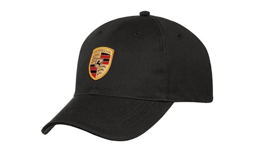 Porsche Crest Logo Cap Hat Black Brand Genuine Original WAP0800050C | eBay