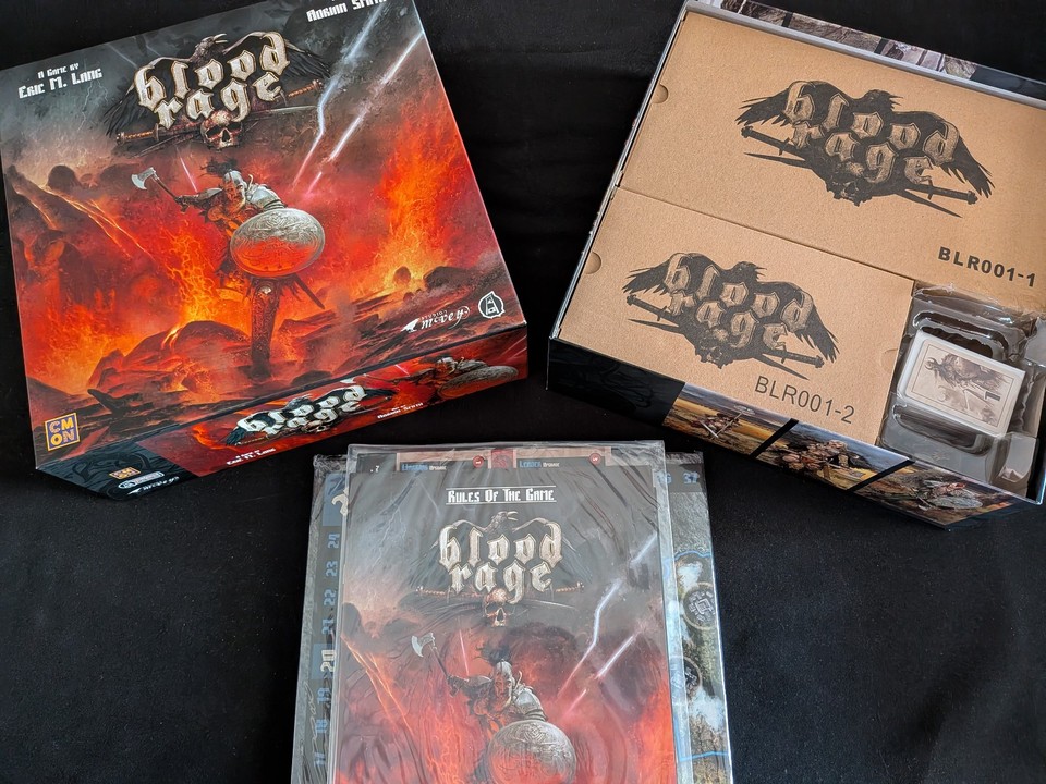 Blood Rage Board Game Core (Eric Lang/CMON) - Excellent Condition | eBay