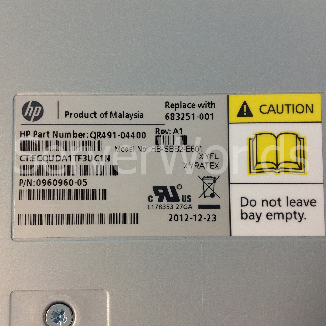 HP 683251-001 M6710 Shelf I/O Controller 0960960-07, QR491-04400 | eBay