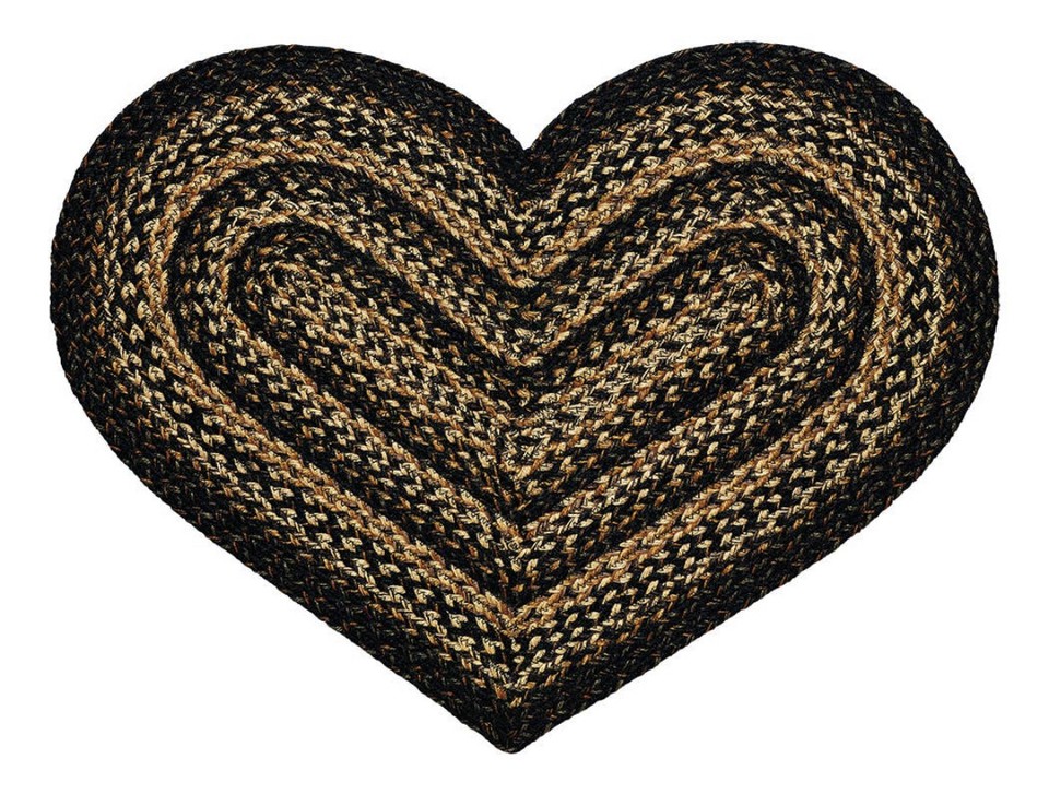 Black Forest Braided Area Rug By IHF Rugs. Oval & Rectangle. Many Sizes ...