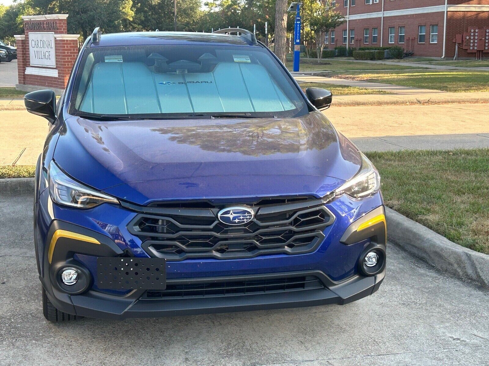 2024-2025 Subaru Crosstrek Front Bumper Tow Hook License Plate Mount ...