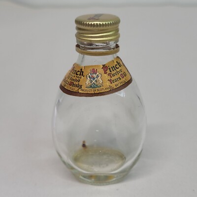 Pinch Haig & Haig Dimple Scotch Scots Whisky 3-Sided Bottle MINIATURE ...