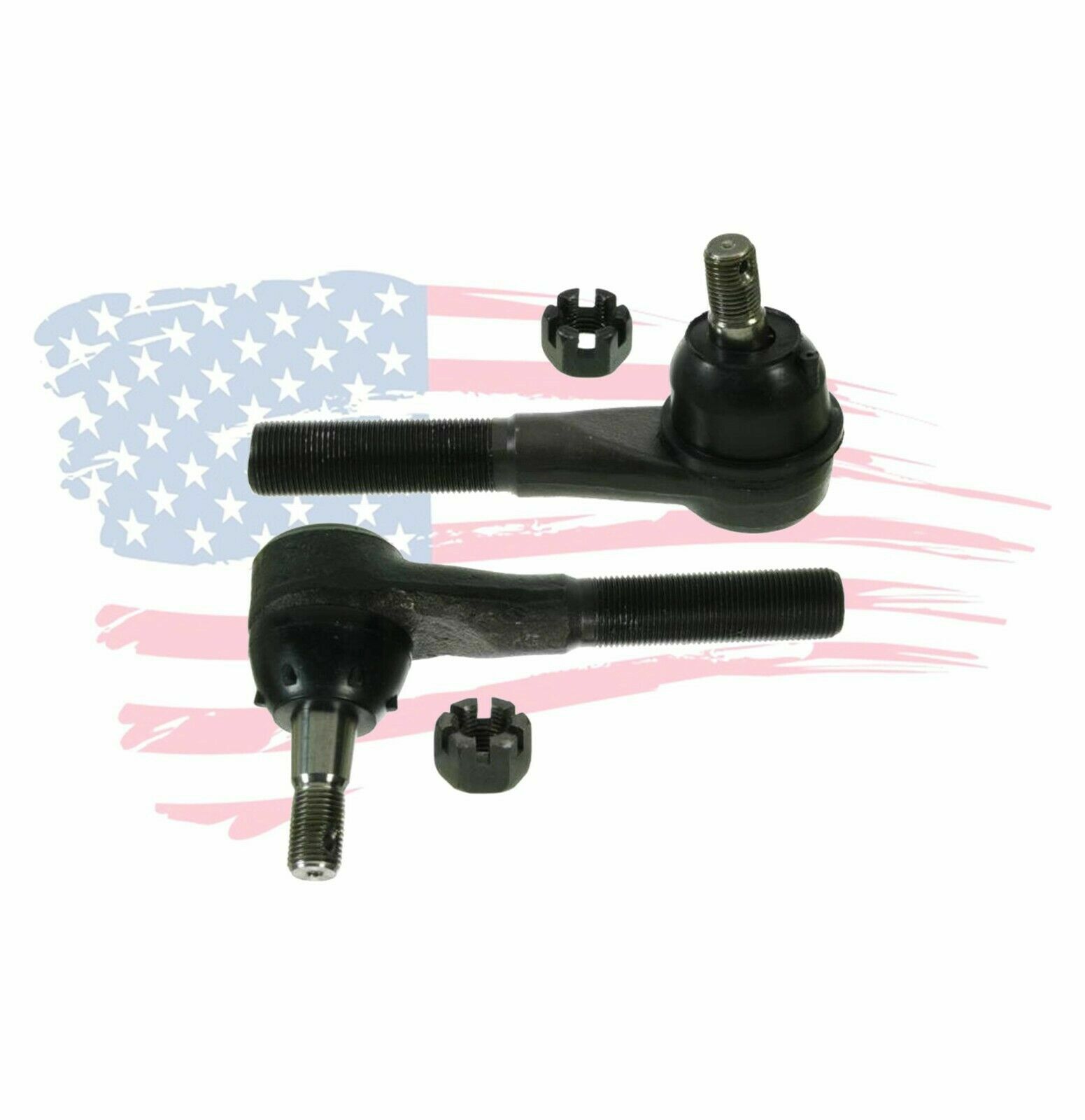 2 Pieces Steering Outer Tie Rod Ends Kit for Ford F250 F350 Ranger 2WD ...
