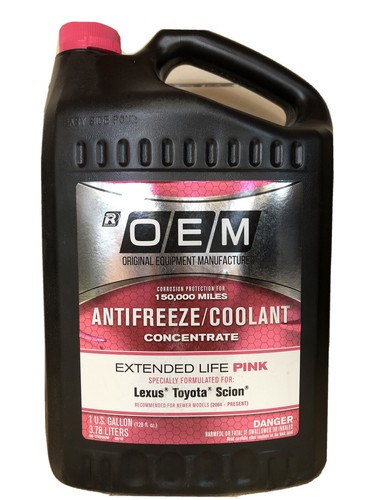 Recochem Antifreeze/Coolant Concentrate Extended Life Pink(Lexus,Toyota ...