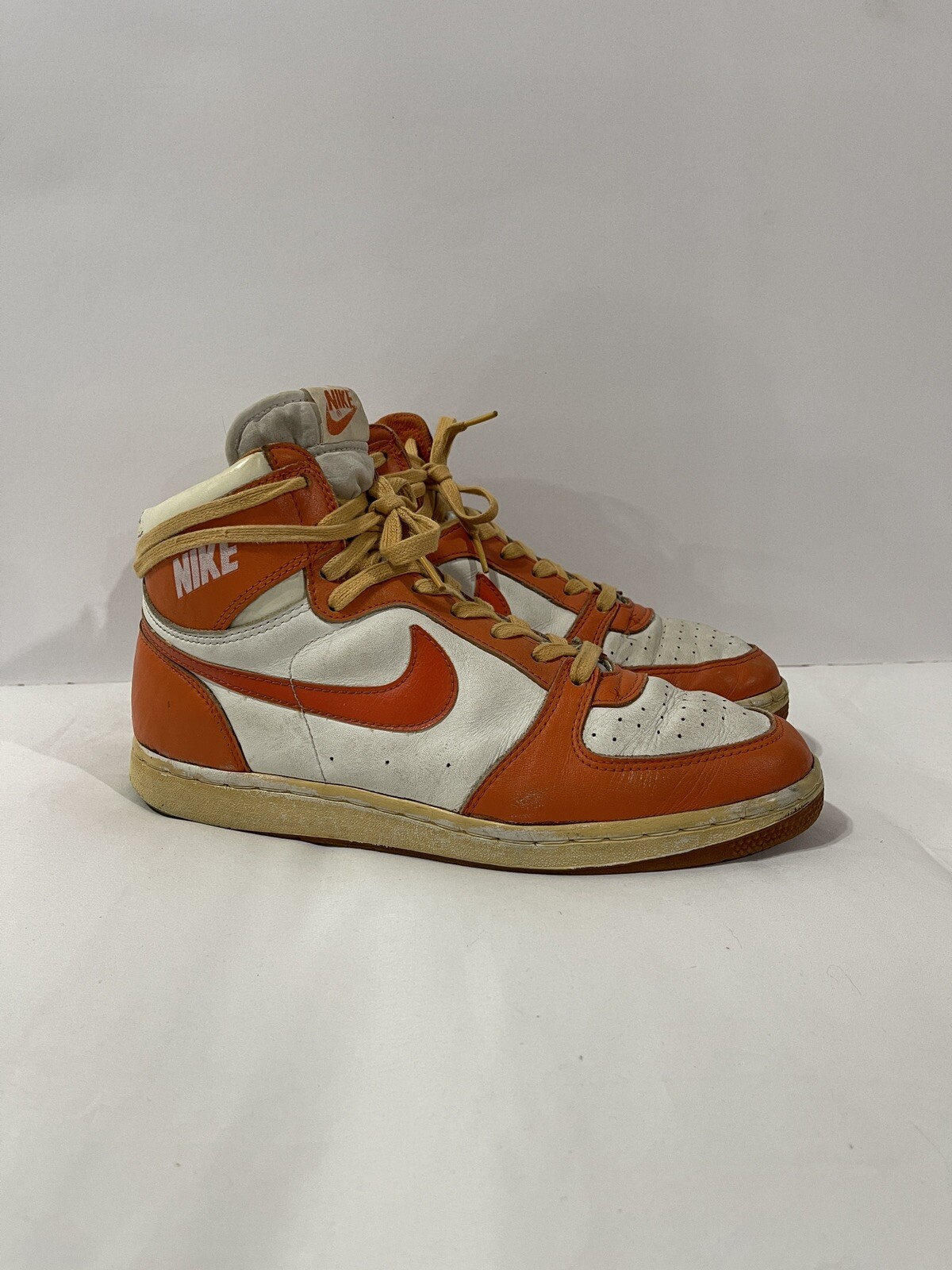 Nike Team Convention 1985 Orange White Original Vinta… - Gem