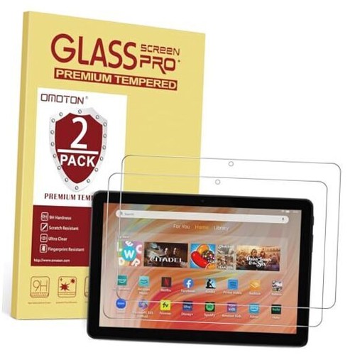 [2 Pack] Screen Protector for Amazon Fire HD 10 Tablet (13th/11th ...