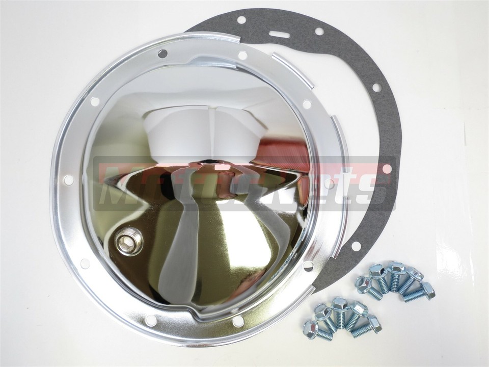 1964-UP CHEVY/GM CHROME STEEL REAR DIFFERENTIAL COVER - 10 BOLT W/ 8.5 ...