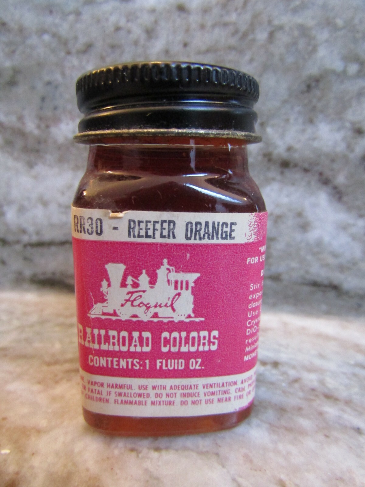 FLOQUIL RAILROAD COLORS MODEL PAINT - 1oz 1 OUNCE - RR30 REEFER ORANGE ...