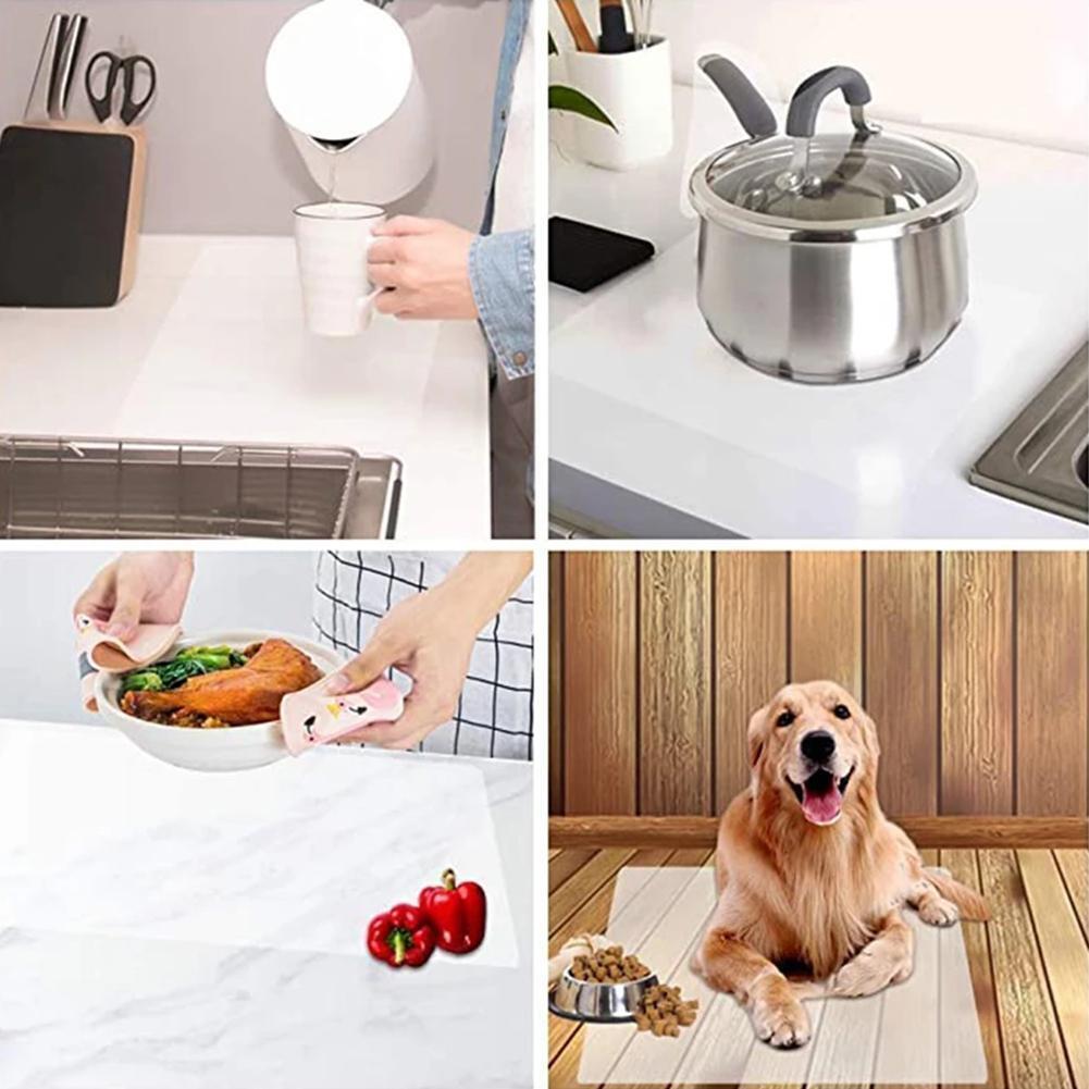 Plastic Transparent Placemats Table Mats Dining Mats For Kitchen Dinner ...