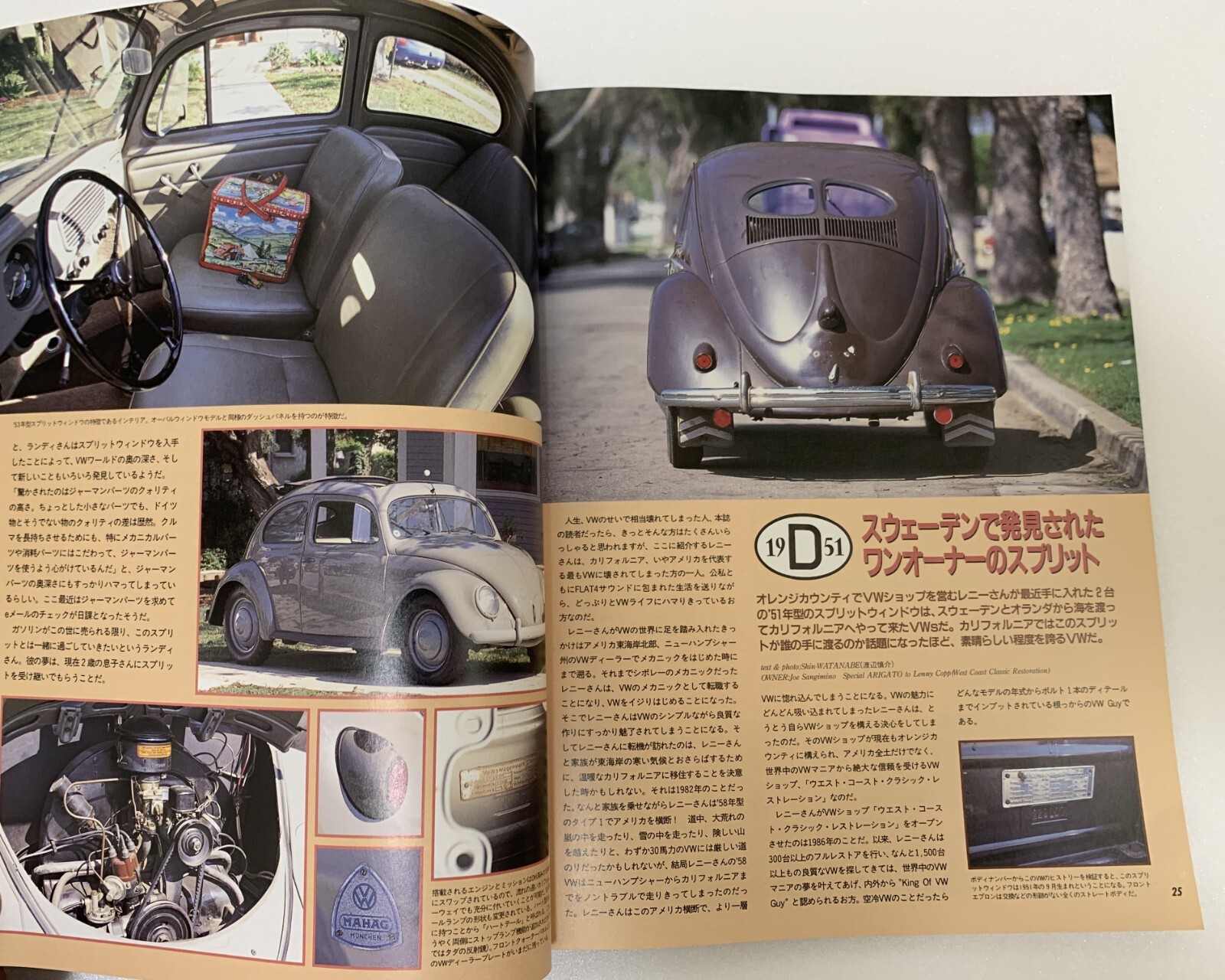 volkswagen beetle classic magazine japan VW Type2 with sticker VWs11 | eBay