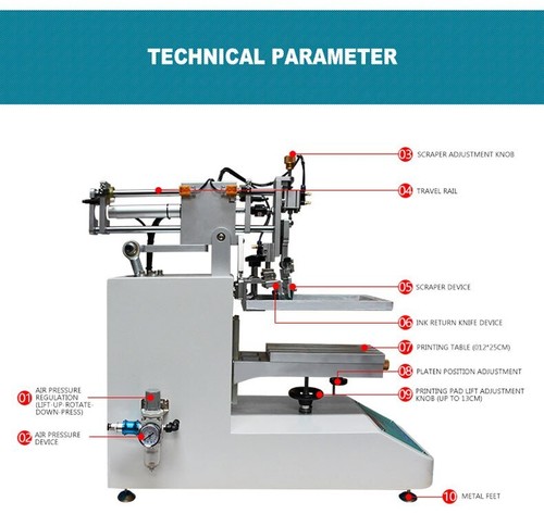 Semi-auto Screen Printing Machine High Precision Screen Printing ...