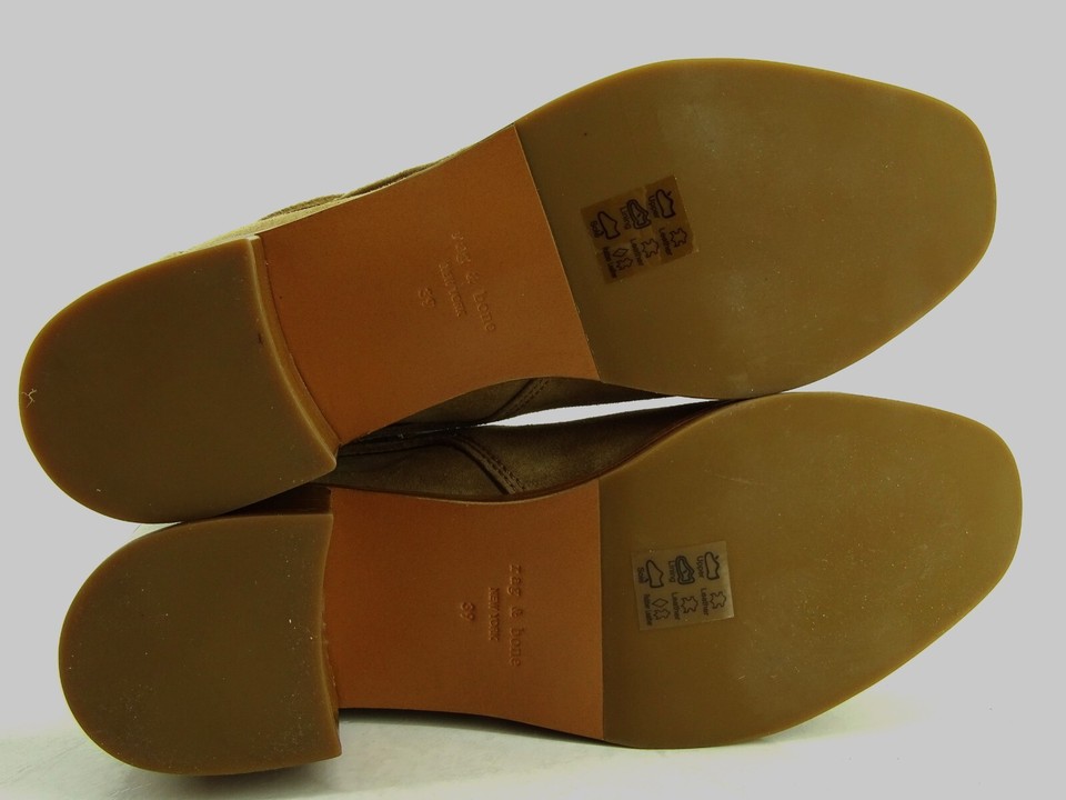 Rag & Bone Hazel Buckle Ankle Boots Shoes Leather Size 39 Camel | eBay