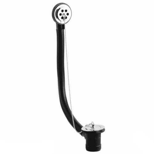 PUSH BUTTON CLICK CLACK SPRING CLICKER POP UP BATH WASTE AND OVERFLOW ...