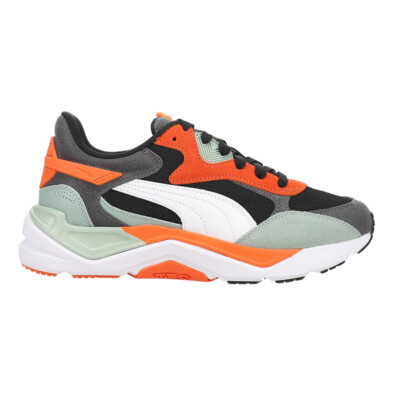 PUMA Trc Prevaze Brand Love Lace Up Mens Green, Orange Sneakers Casual ...