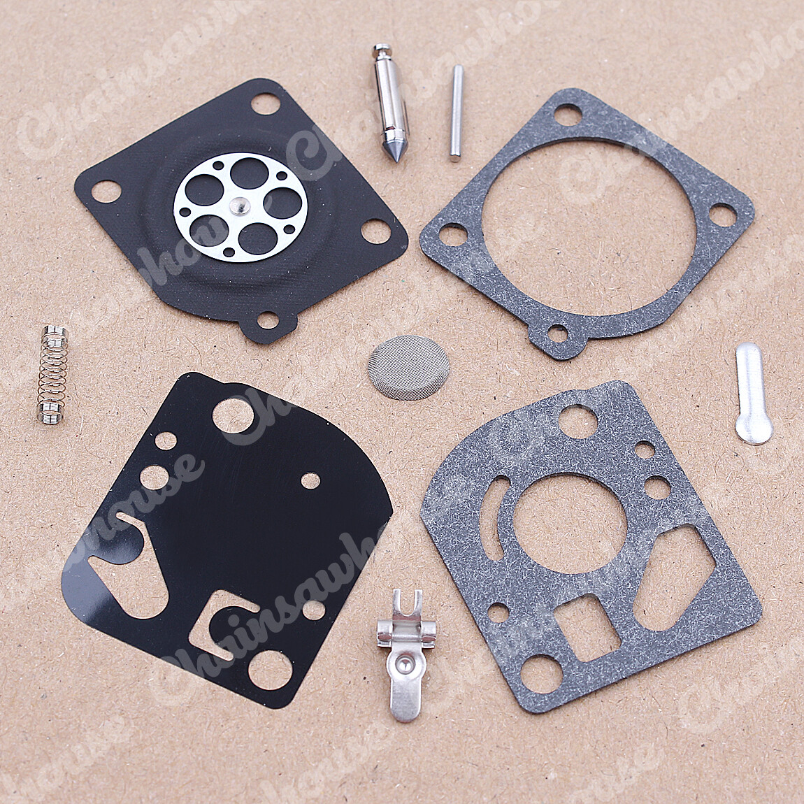 Carburetor Rebuild Kit Fit Poulan FL20 FL25 Weedeater Featherlite ZAMA ...