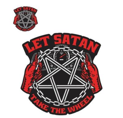 Autocollant-sticker mini satan take the wheel (60x80mm) marque Lethal ...