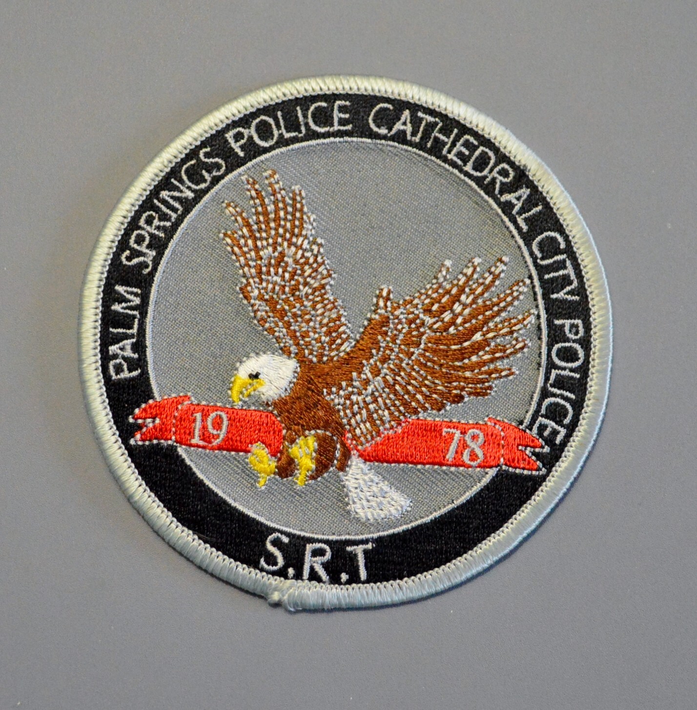 Palm Springs Cathedral City Police SRT Patch ++ Mint Riverside County ...