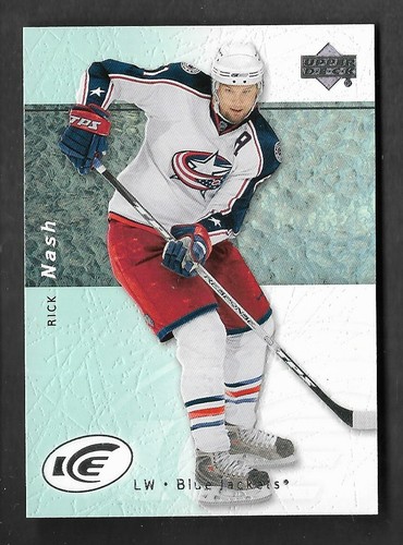 RICK NASH 2008-09 UPPER DECK HOCKEY ICE INSERT #54 NHL STAR | eBay