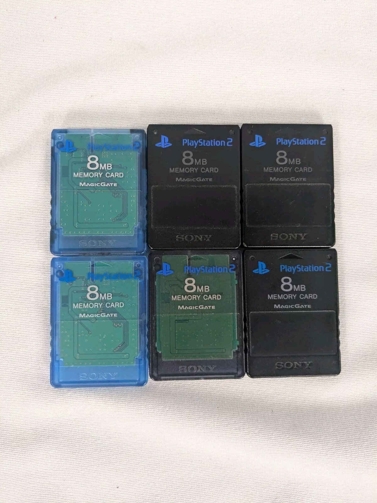 Sony PlayStation 2 PS2 8MB Memory Cards - Lot Of 6 | eBay