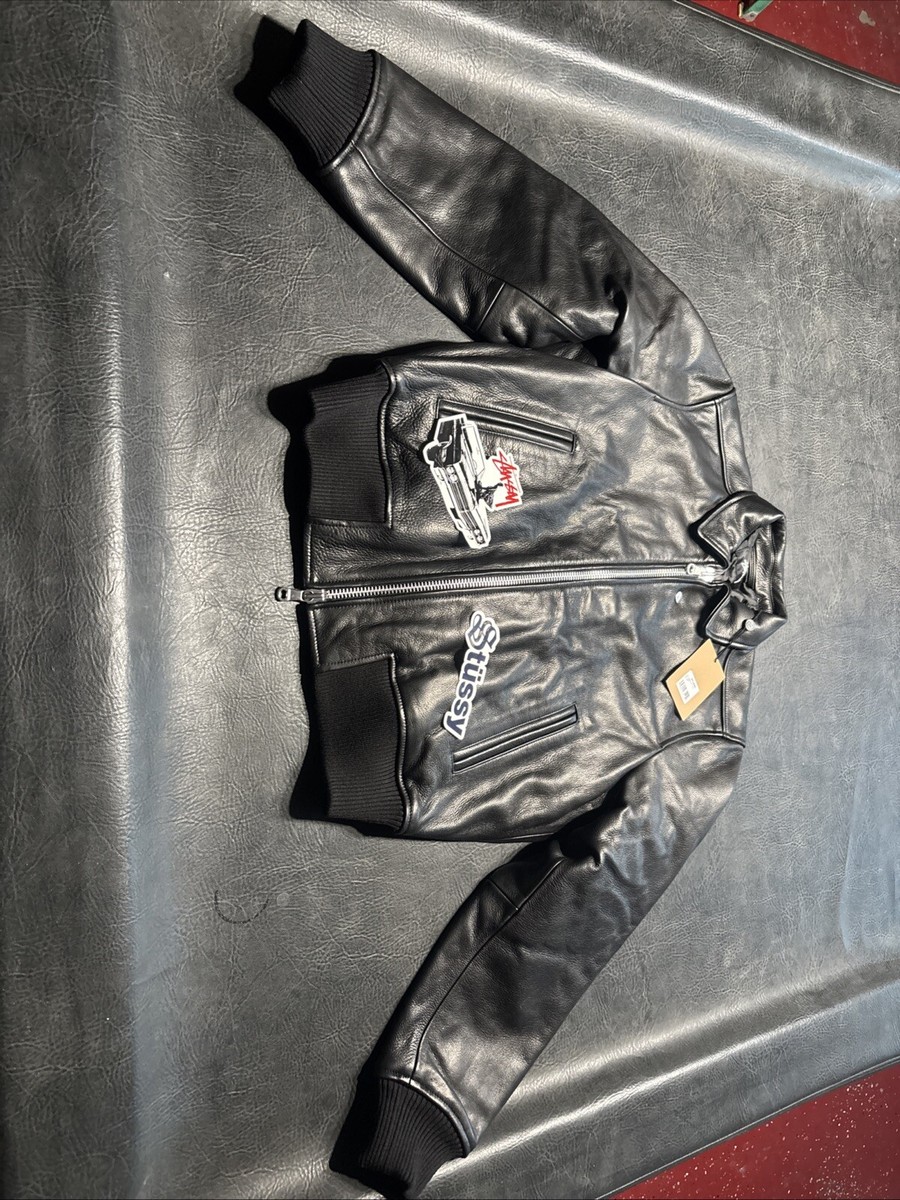 Stussy Leather Flight Jacket Size Small | eBay Stussy Leather Flight Jacket Size Small | eBay