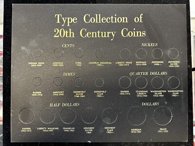 Type Collection 1 of 20th Century Coins Coin Holders For Exhibition | eBay