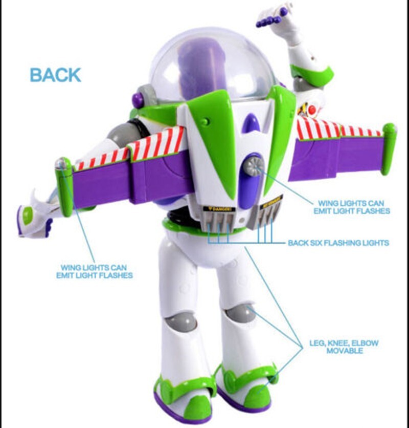 Toy Story Talking Buzz Lightyear Star Command Action Figures Sound ...