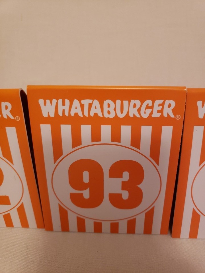 Individual WHATABURGER Restaurant Table Tent Numbers - Modern Glossy | eBay