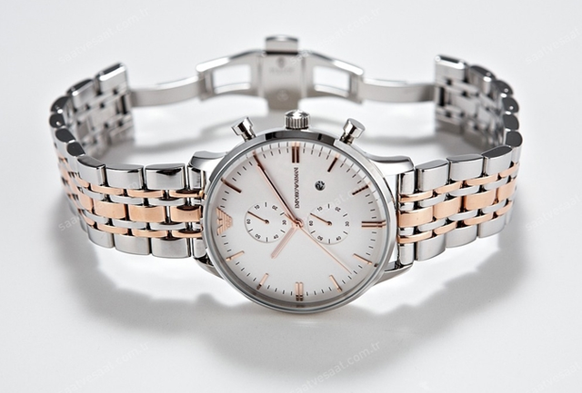 Emporio Armani AR0399 Men's White Watch for sale online | eBay