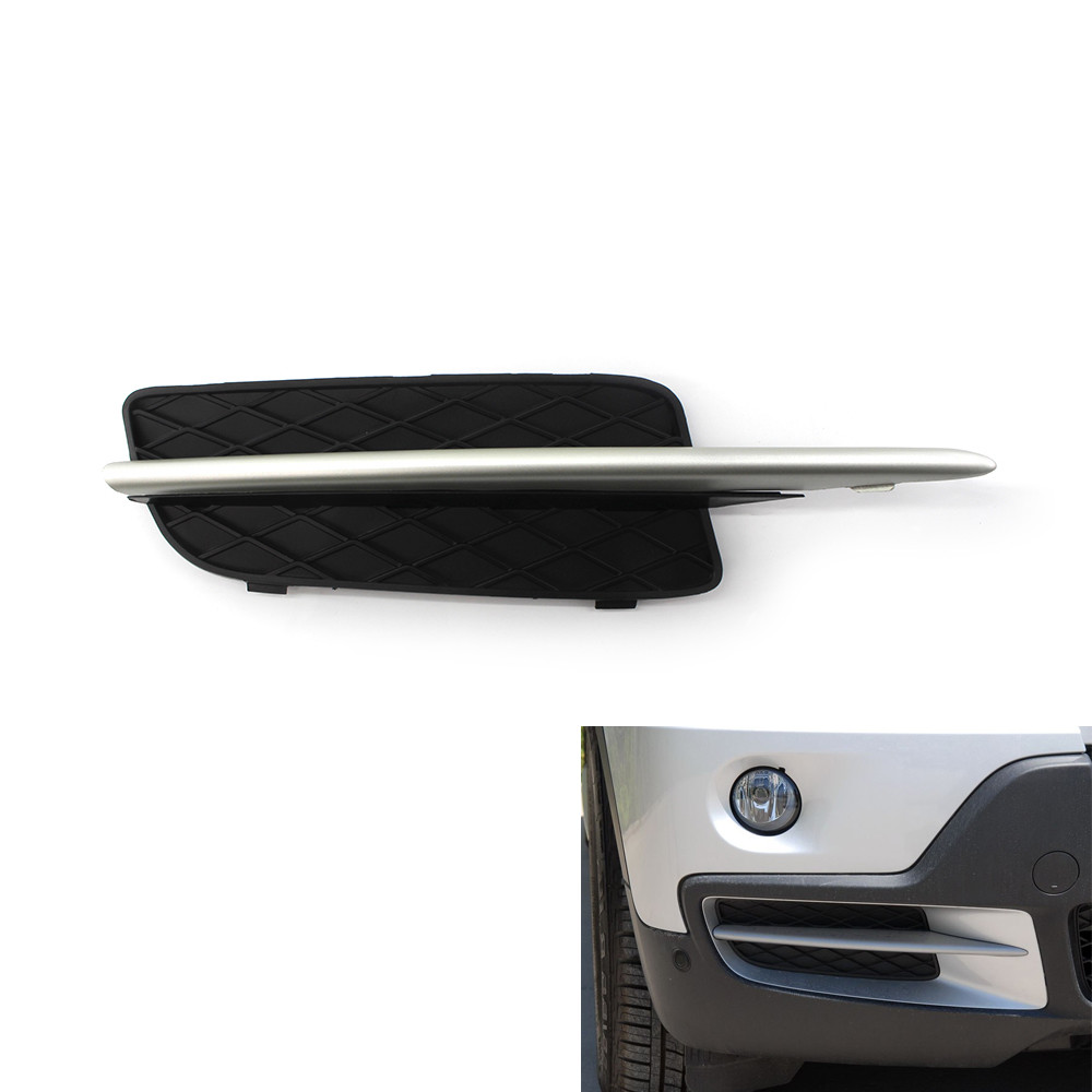For BMW X5 E70 2007-2009 FRONT BUMPER RIGHT GRILL WITH SILVER TRIM ...