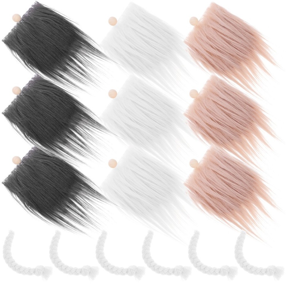 1 Set of Gnome Doll Making Material Cartoon Gnome Braids Supply DIY ...