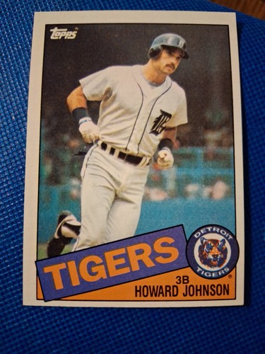 1985 HOWARD JOHNSON HOJO TOPPS BASEBALL ROOKIE CARD RC #192 TIGERS NY ...