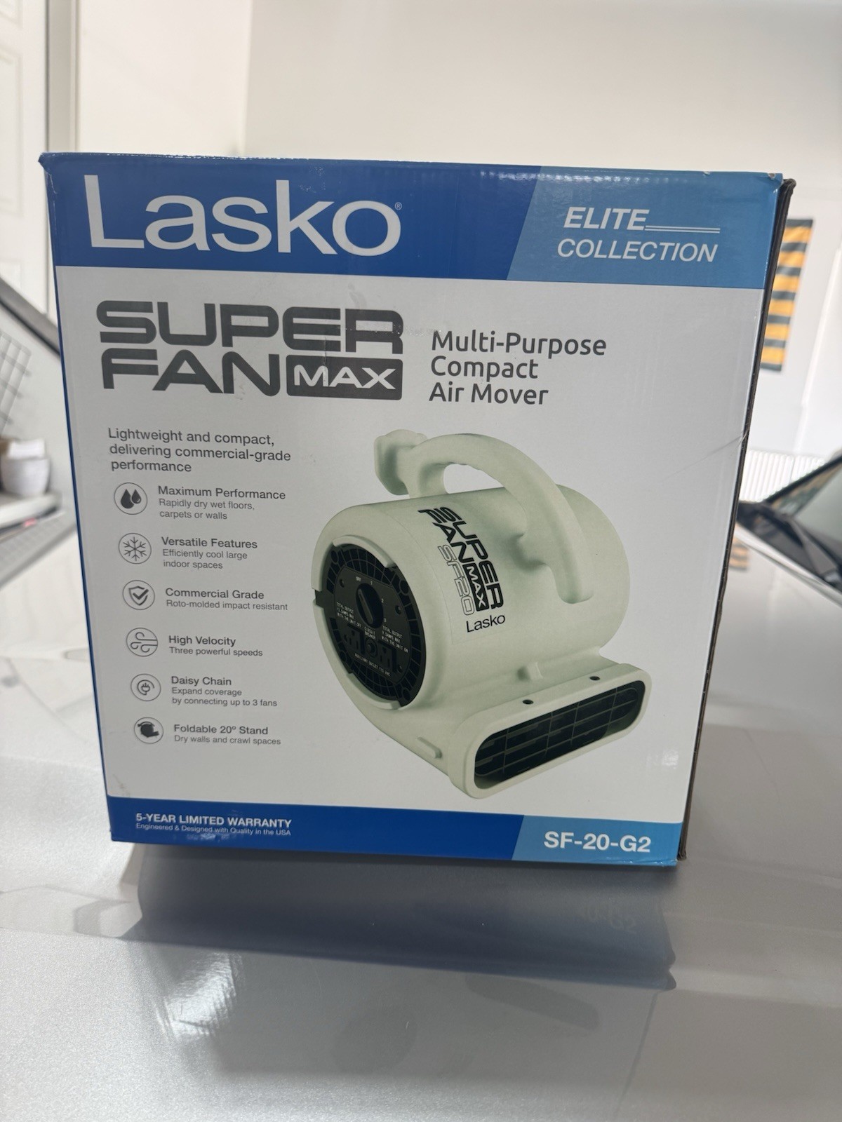LASKO Super Fan Max Air Mover -Commercial Grade High Velocity Super Fan ...