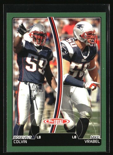 2007 Topps Total #52 Rosevelt Colvin / Mike Vrabel | eBay