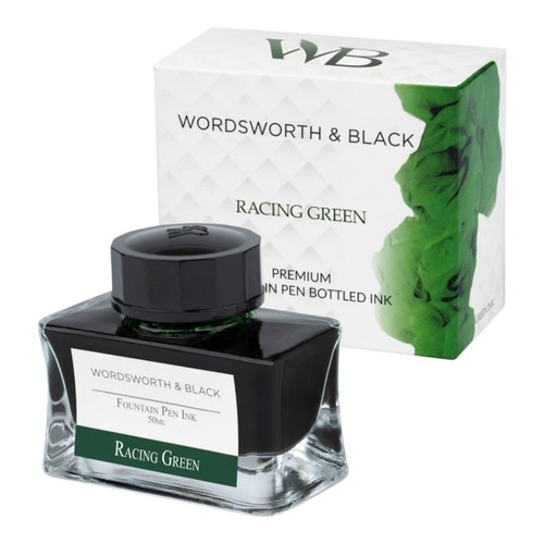 Wordsworth & Black Fountain Pen Ink 50ml Poppy Corn Red Classic Luxury ...