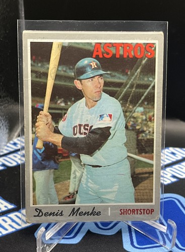 1970 Topps Baseball #155 Denis Menke Houston Astros VG-EX | eBay