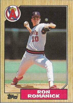 1987 Topps #136 Ron Romanick - California Angels NM | eBay
