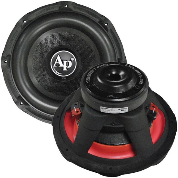 Audiopipe 12-Inch TXX-BD1-12 Dual 4 Ohm Subwoofer 1200 Watt Car Audio ...