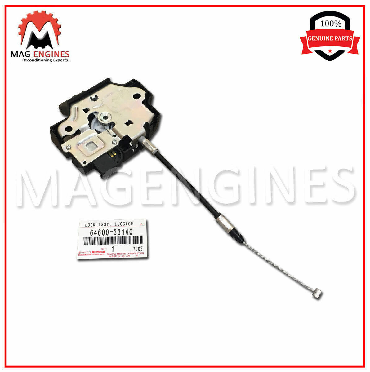 64600-33140 GENUINE OEM LUGGAGE/TRUNK DOOR LATCH LOCK 6460033140 | eBay