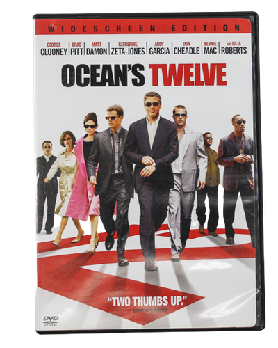 Oceans Twelve Widescreen DVD 2004 Warner Bros PG-13 Pre-Owned Untested ...